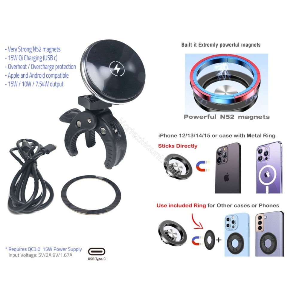 Claw Style 15W Wireless charging MagSafe phone holder