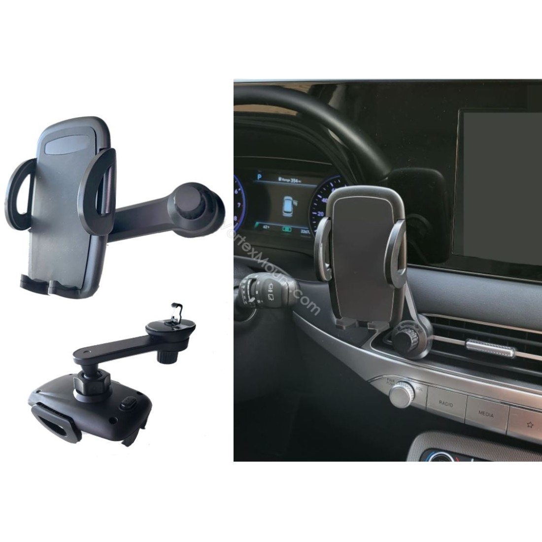 Vortex Mount Air vent phone holder mount